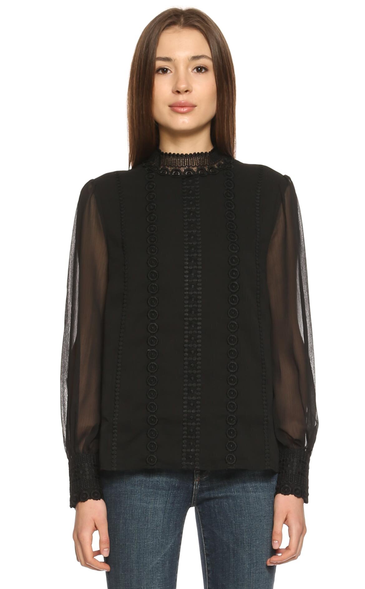 Ted Baker-Ted Baker Siyah Bluz