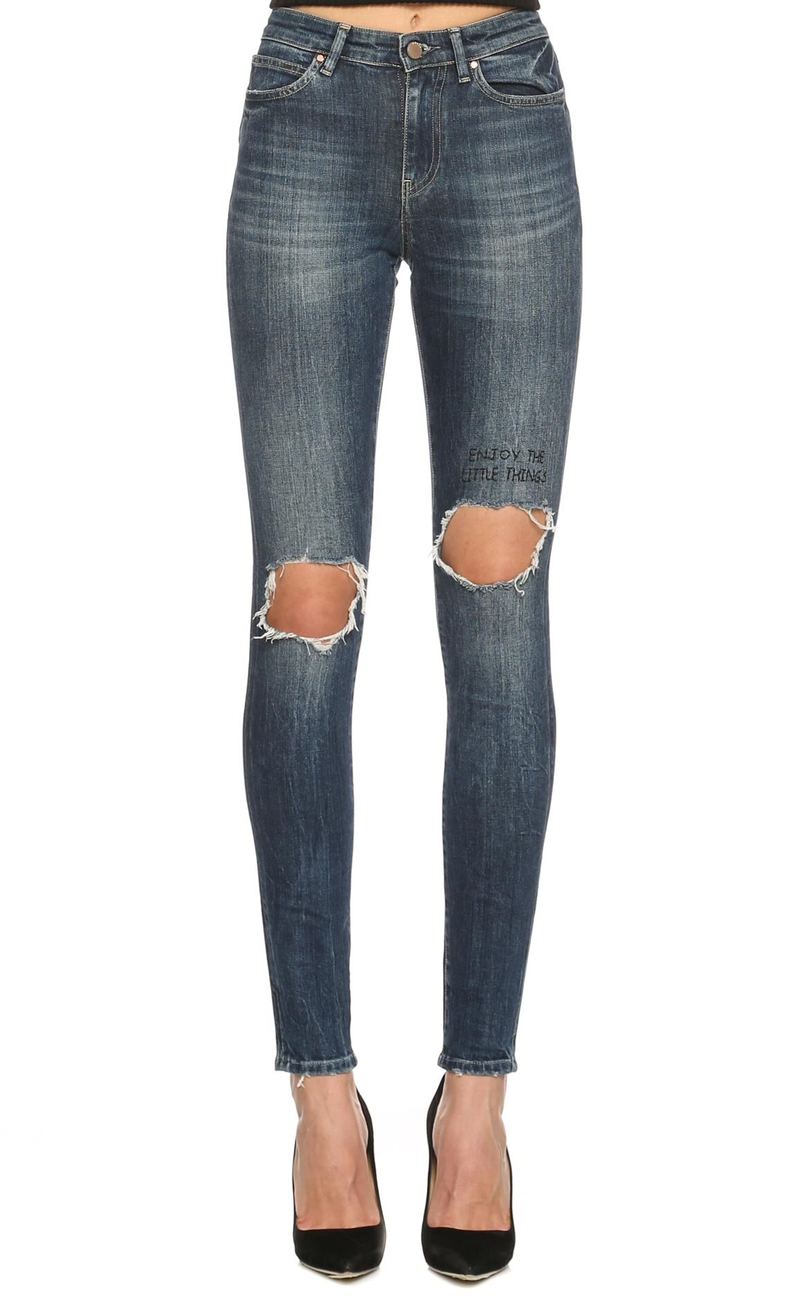 Guess-Guess Mavi Denim Pantolon