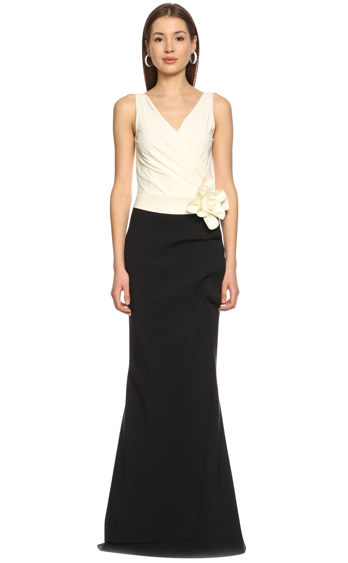 Chiara Boni-Chiara Boni Siyah Gece Elbisesi