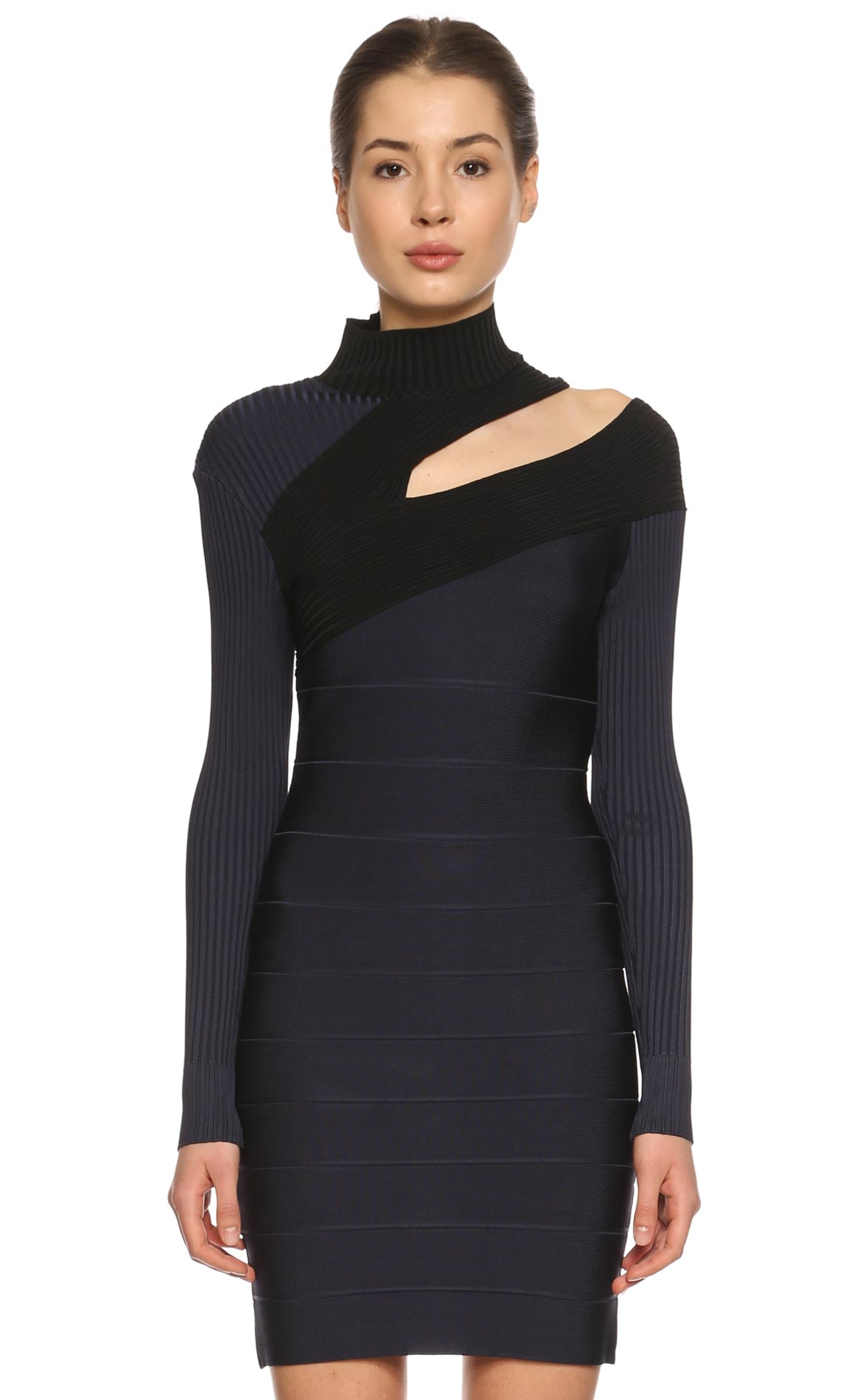 Herve Leger-Herve Leger Lacivert Elbise Herve Leger-Herve Leger Lacivert Elbise