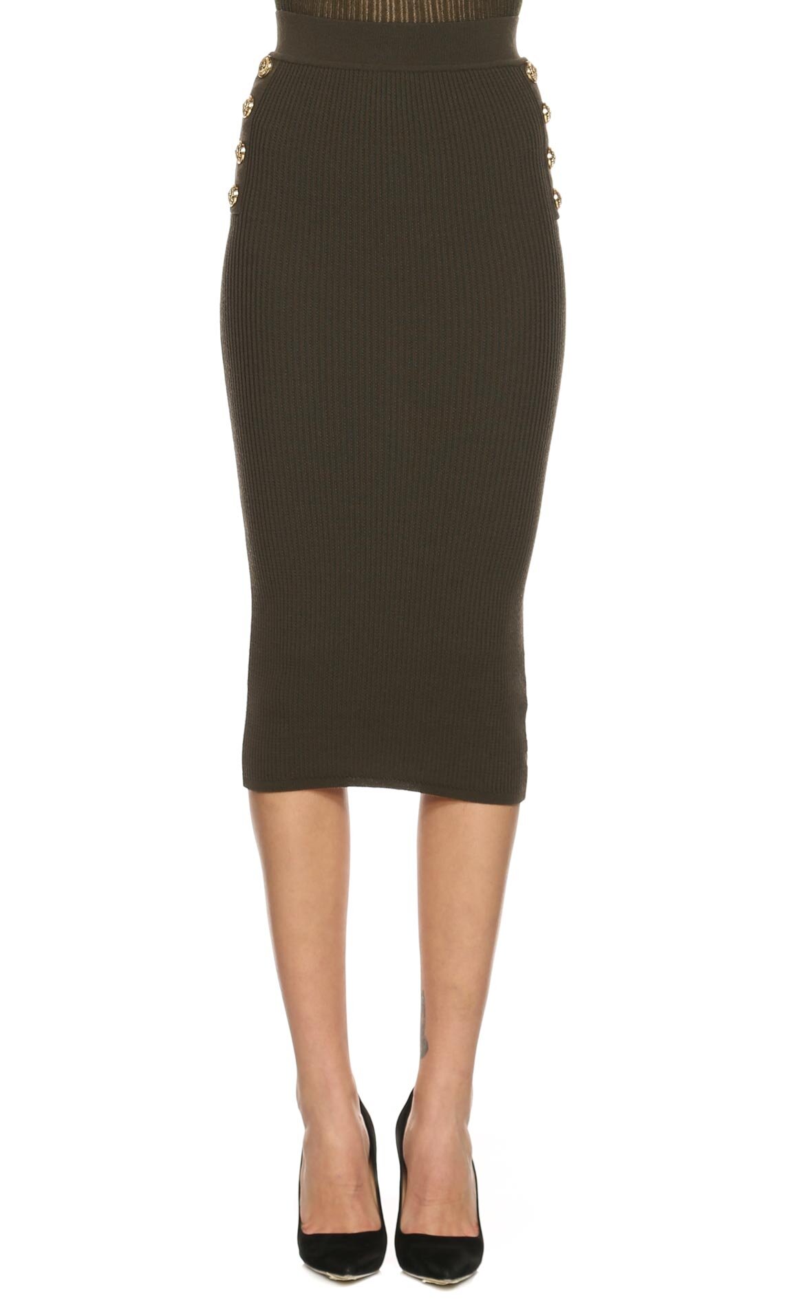 Balmain-Balmain Haki Etek