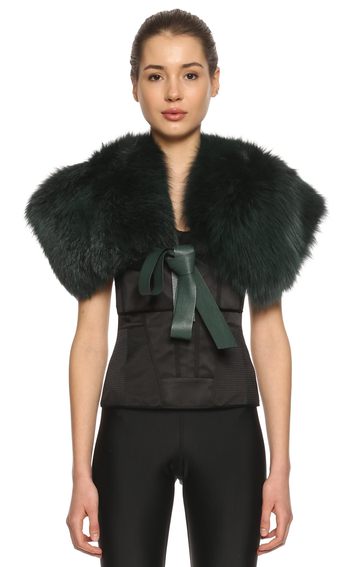 Elie Saab-Elie Saab Yeşil Kürk Elie Saab-Elie Saab Yeşil Kürk