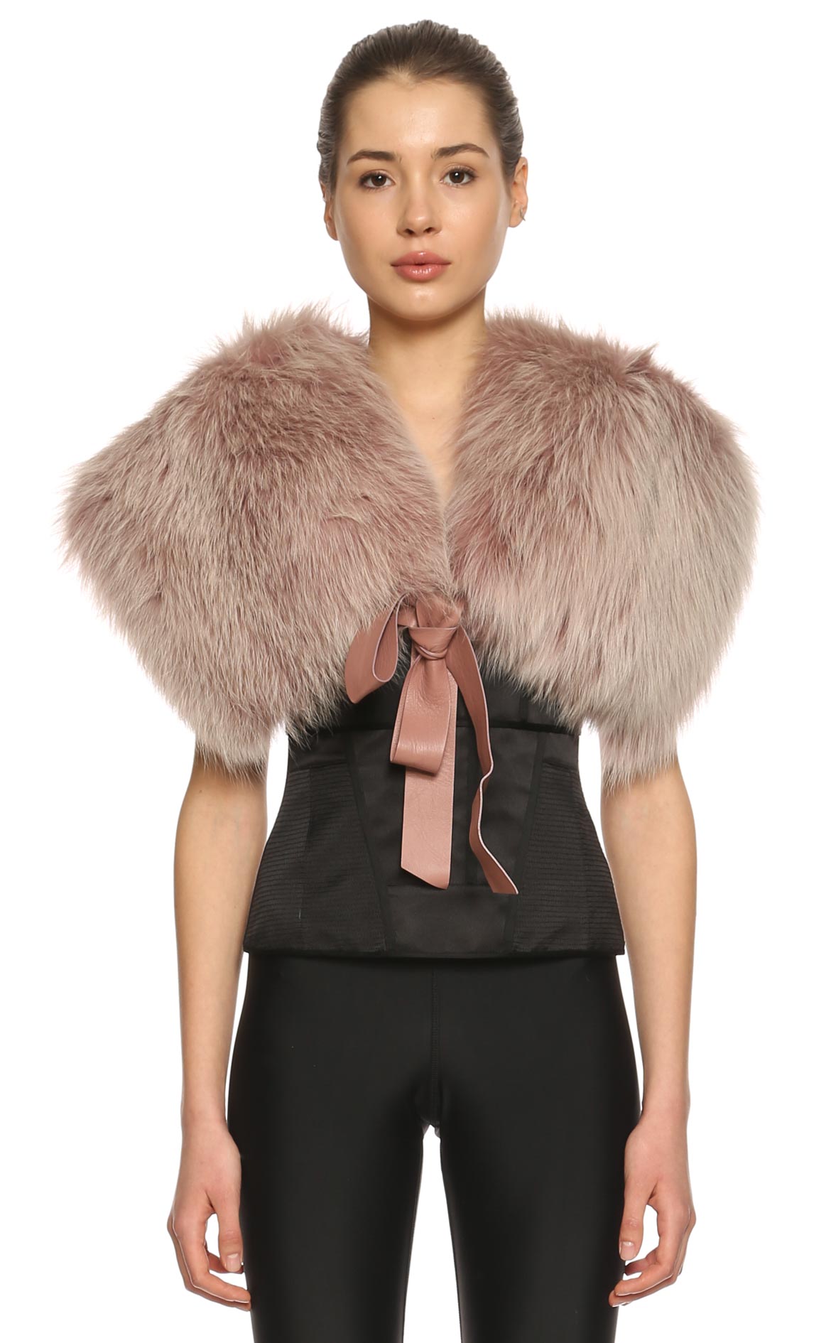 Elie Saab-Elie Saab Pembe Kürk Elie Saab-Elie Saab Pembe Kürk