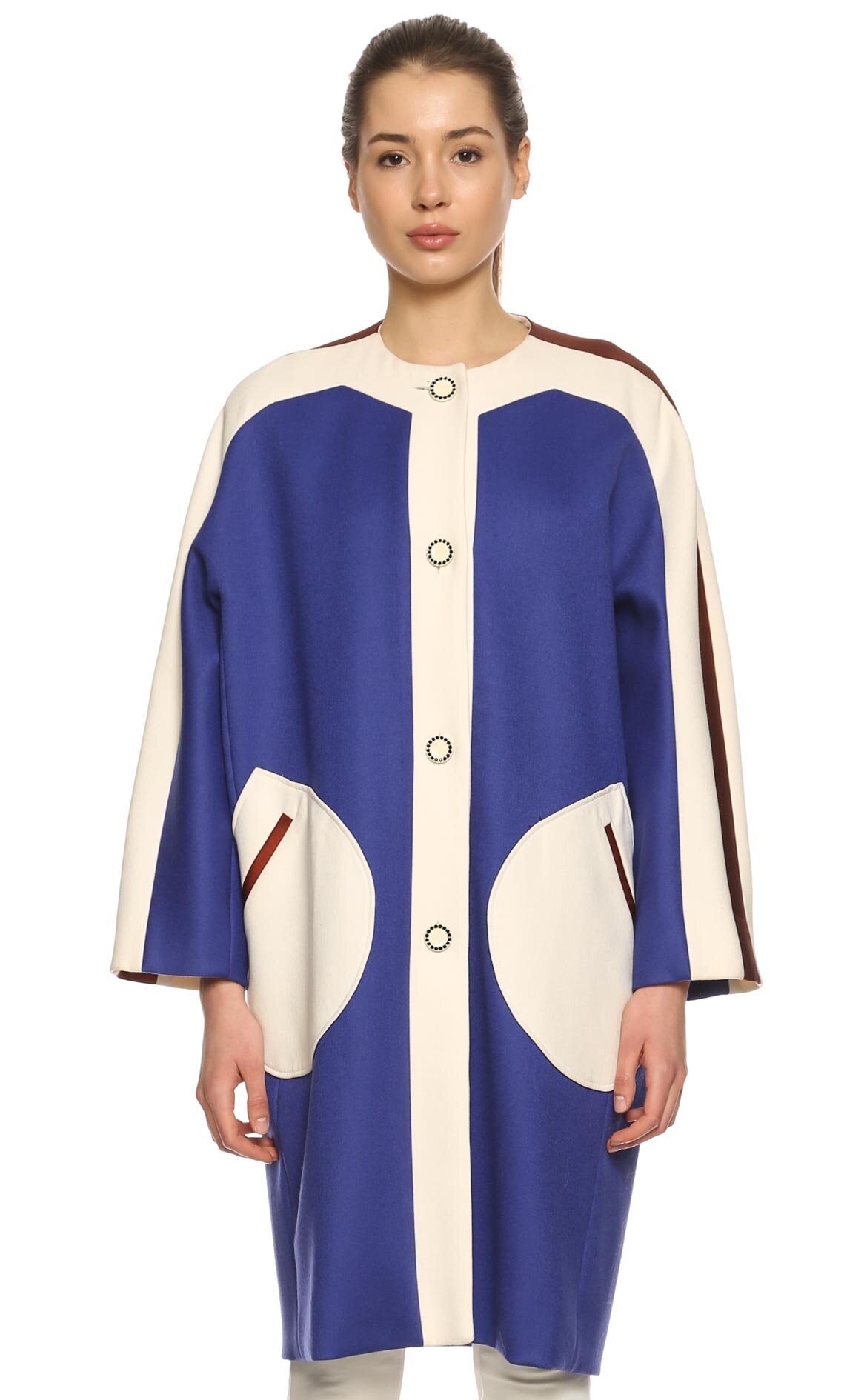 Jonathan Saunders-Jonathan Saunders Mavi Palto