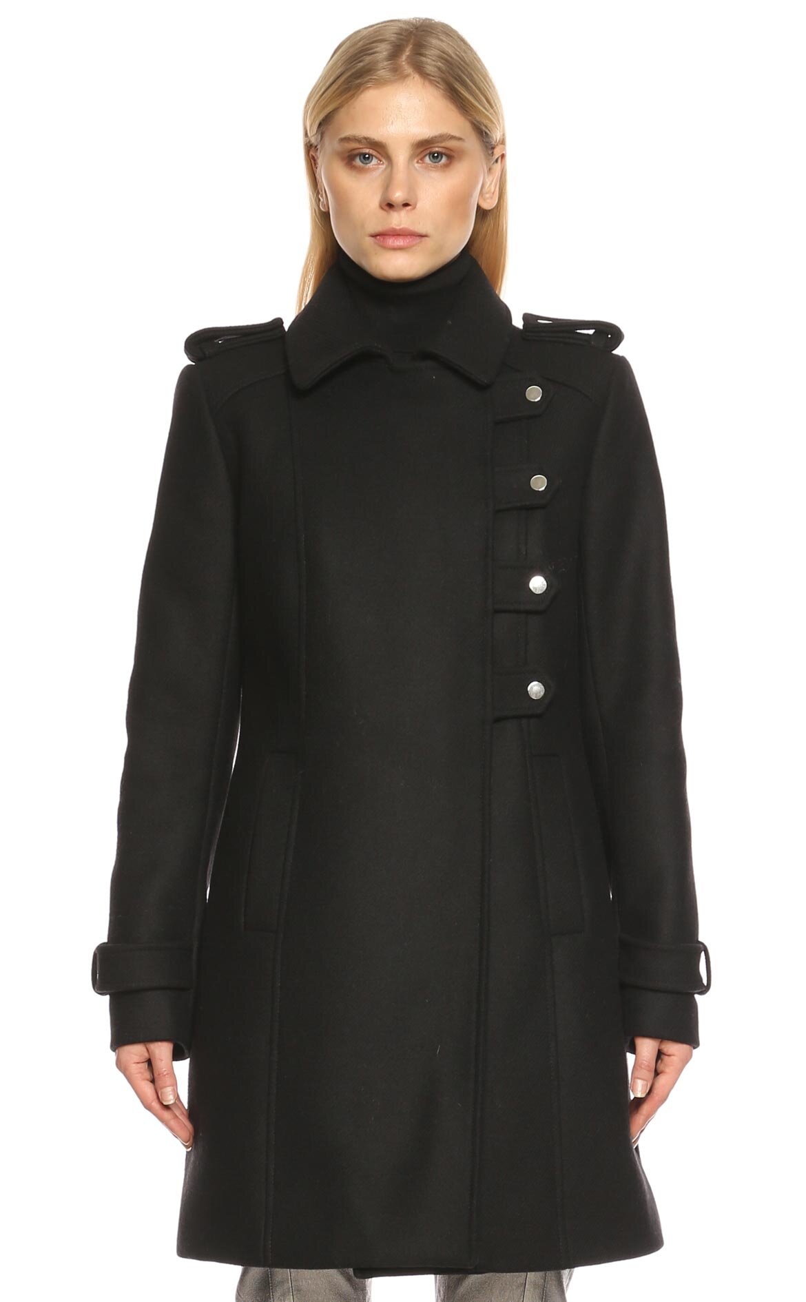 Zapa-Zapa Siyah Palto