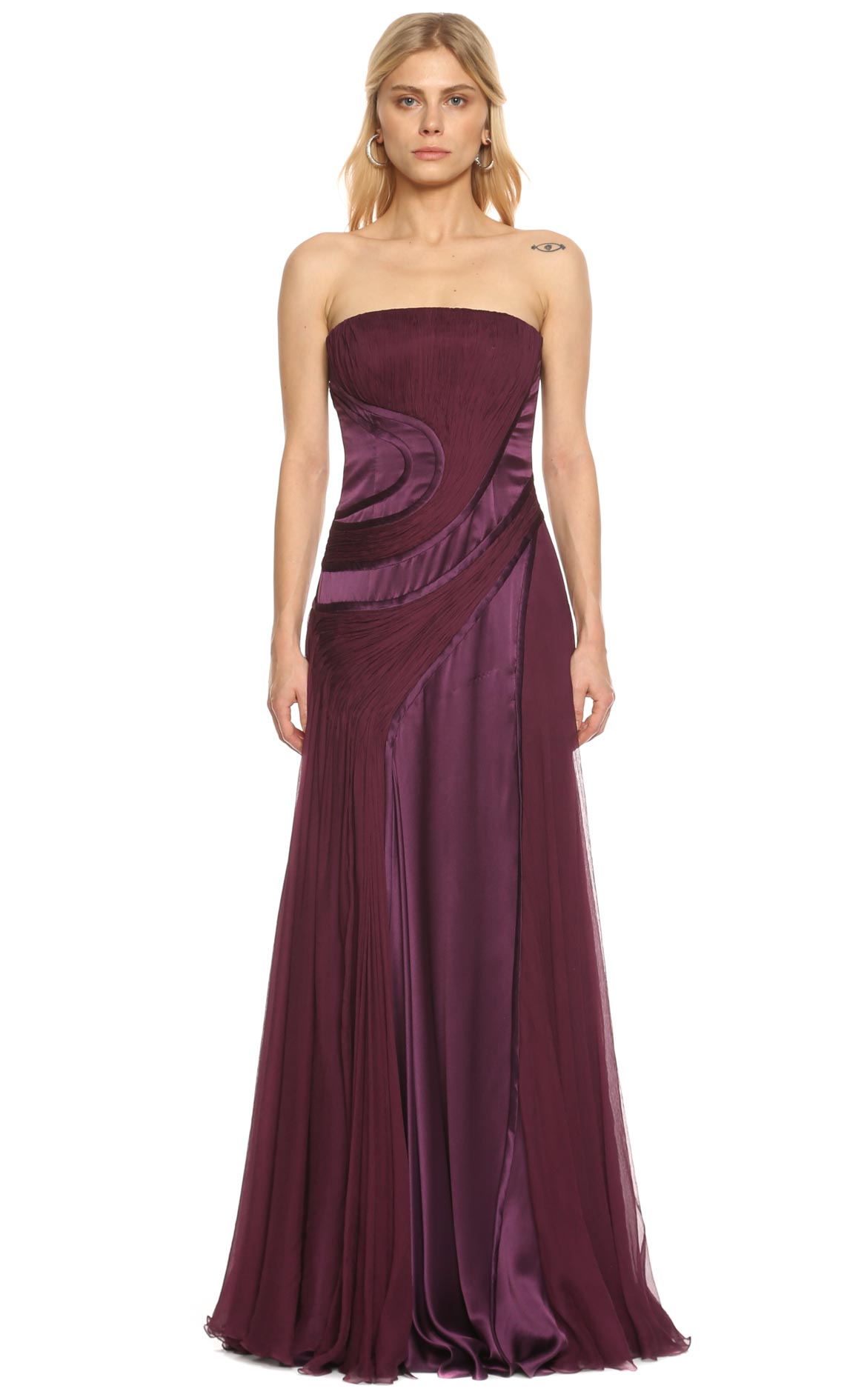 Carlos Miele-Carlos Miele Mor Gece Elbisesi Carlos Miele-Carlos Miele Mor Gece Elbisesi