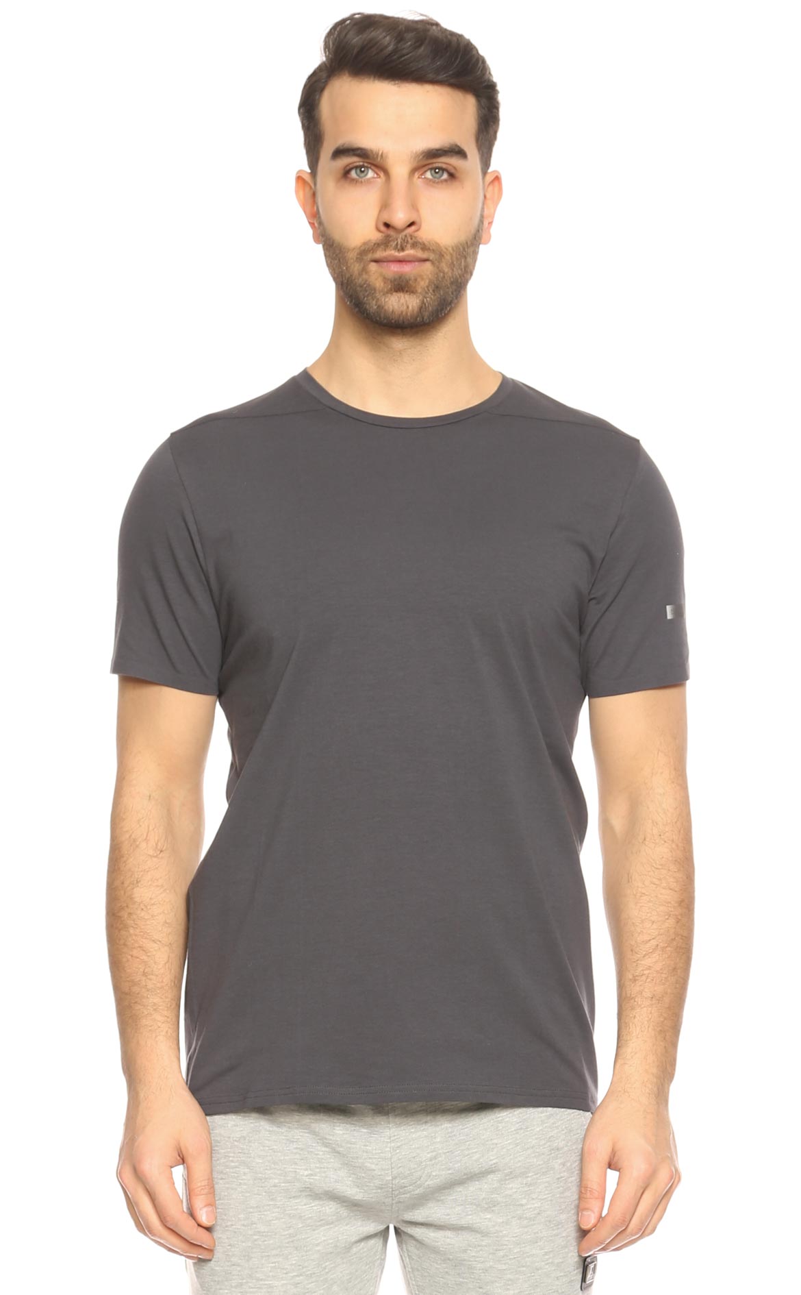 Isaora-Isaora Gri T-Shirt