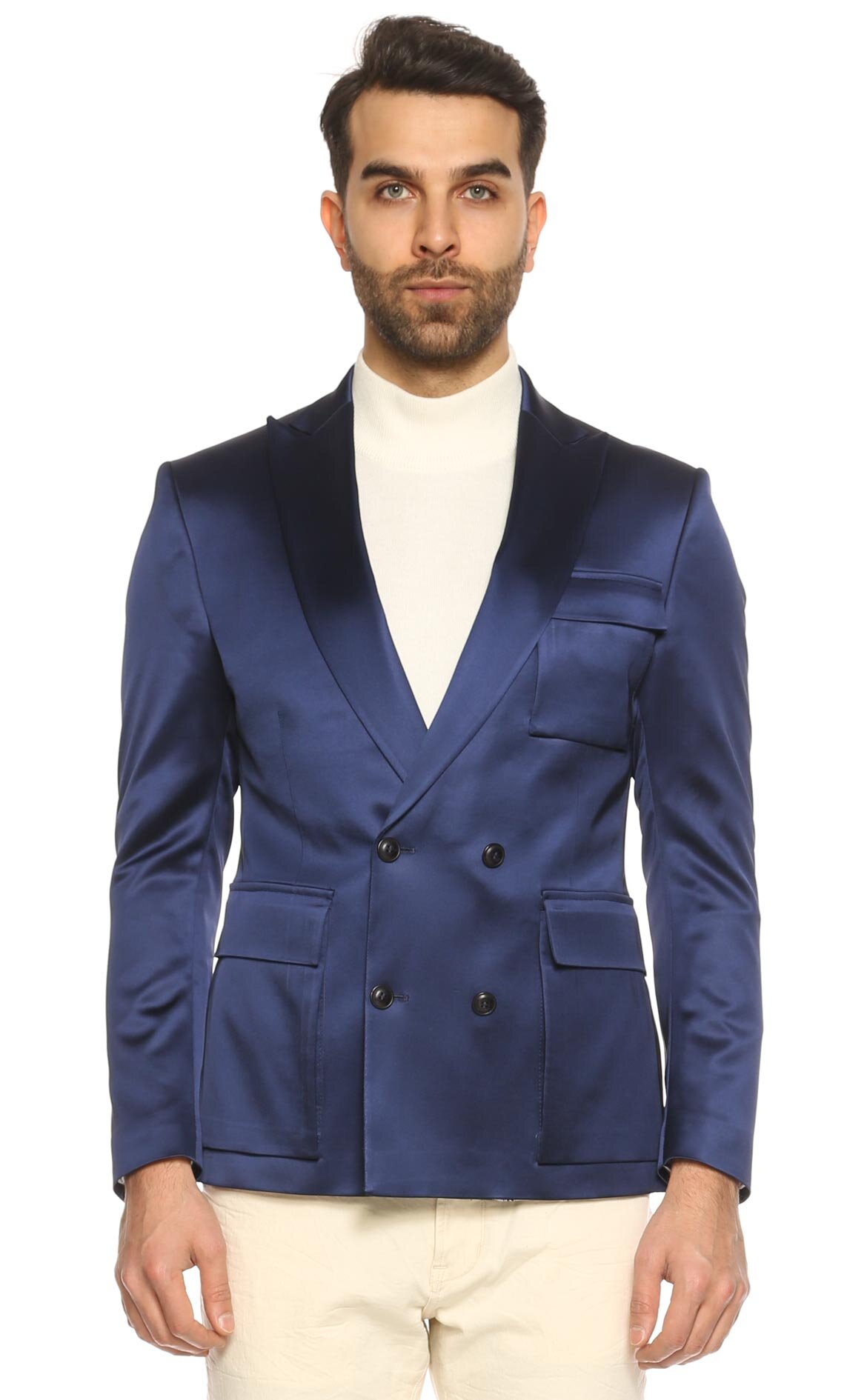 Emre Erdemoğlu-Emre Erdemoğlu Lacivert Pantolon