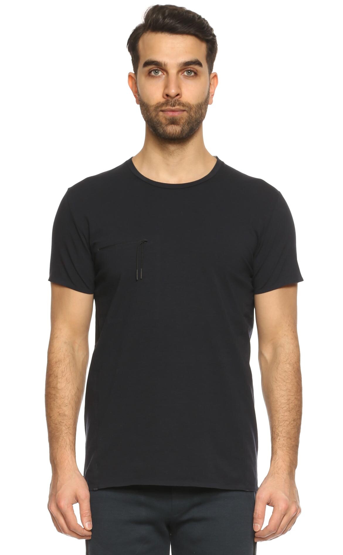 Isaora-Isaora Lacivert T-Shirt