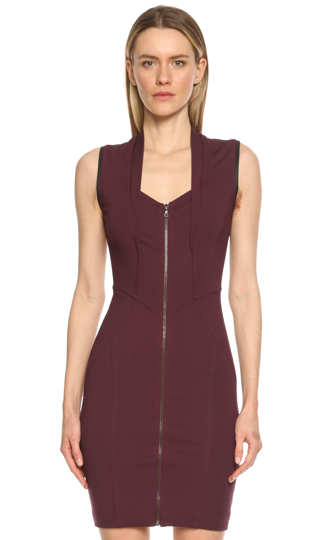 Yigal Azrouel-Yigal Azrouel Bordo Elbise Yigal Azrouel-Yigal Azrouel Bordo Elbise