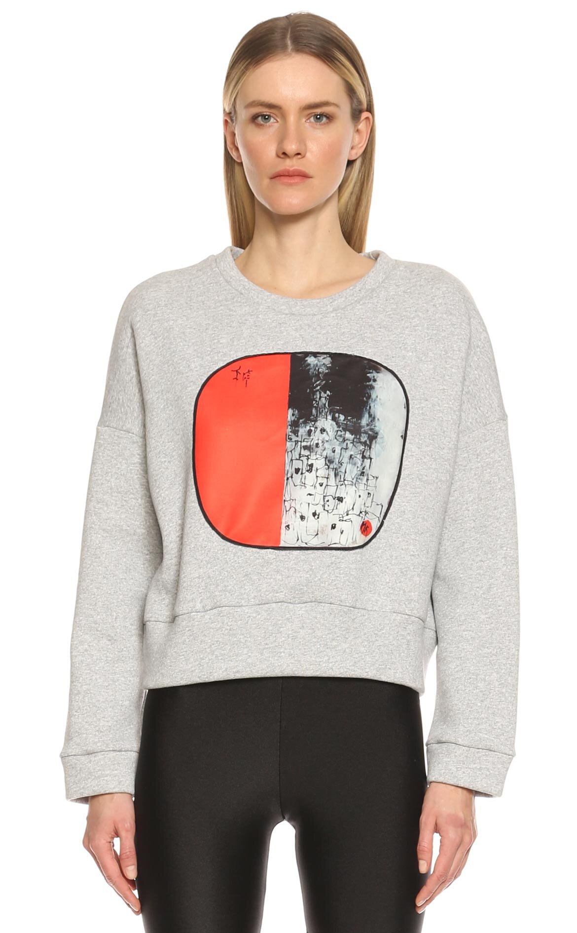 Be Mine-Be Mine Gri Sweatshirt