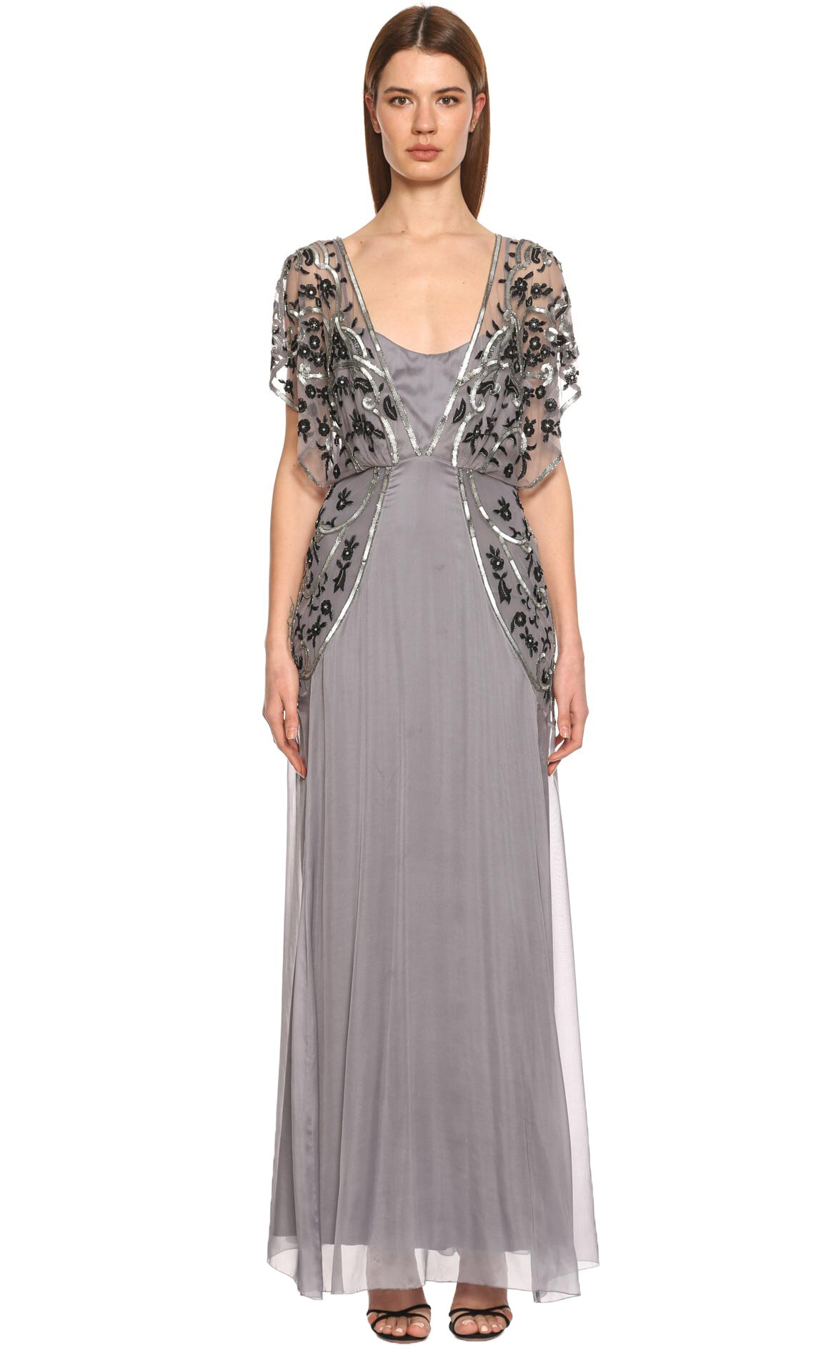 Temperley London-Temperley London Mor Gece Elbisesi