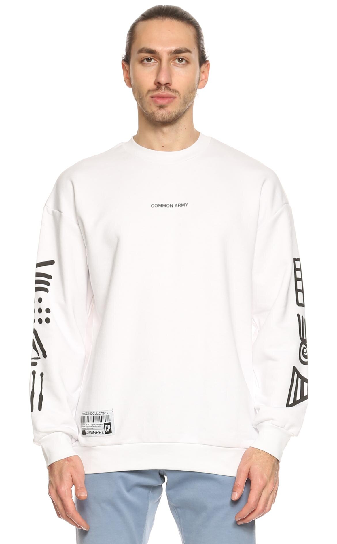 Common People-Common People Beyaz Sweatshirt