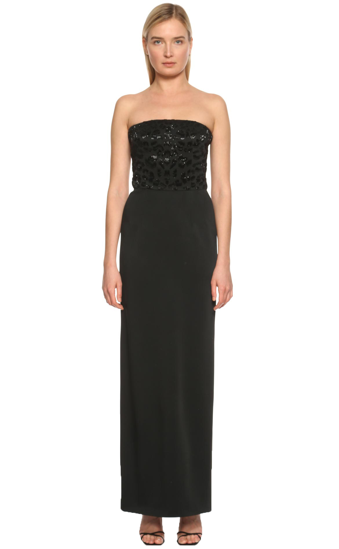 Alexander McQueen-Alexander McQueen Siyah Gece Elbisesi Alexander McQueen-Alexander McQueen Siyah Gece Elbisesi