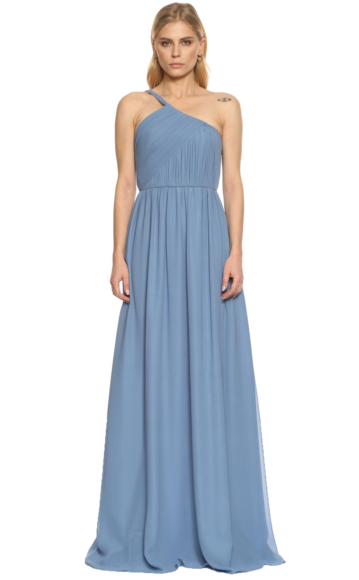 Lanvin-Lanvin Mavi Gece Elbisesi