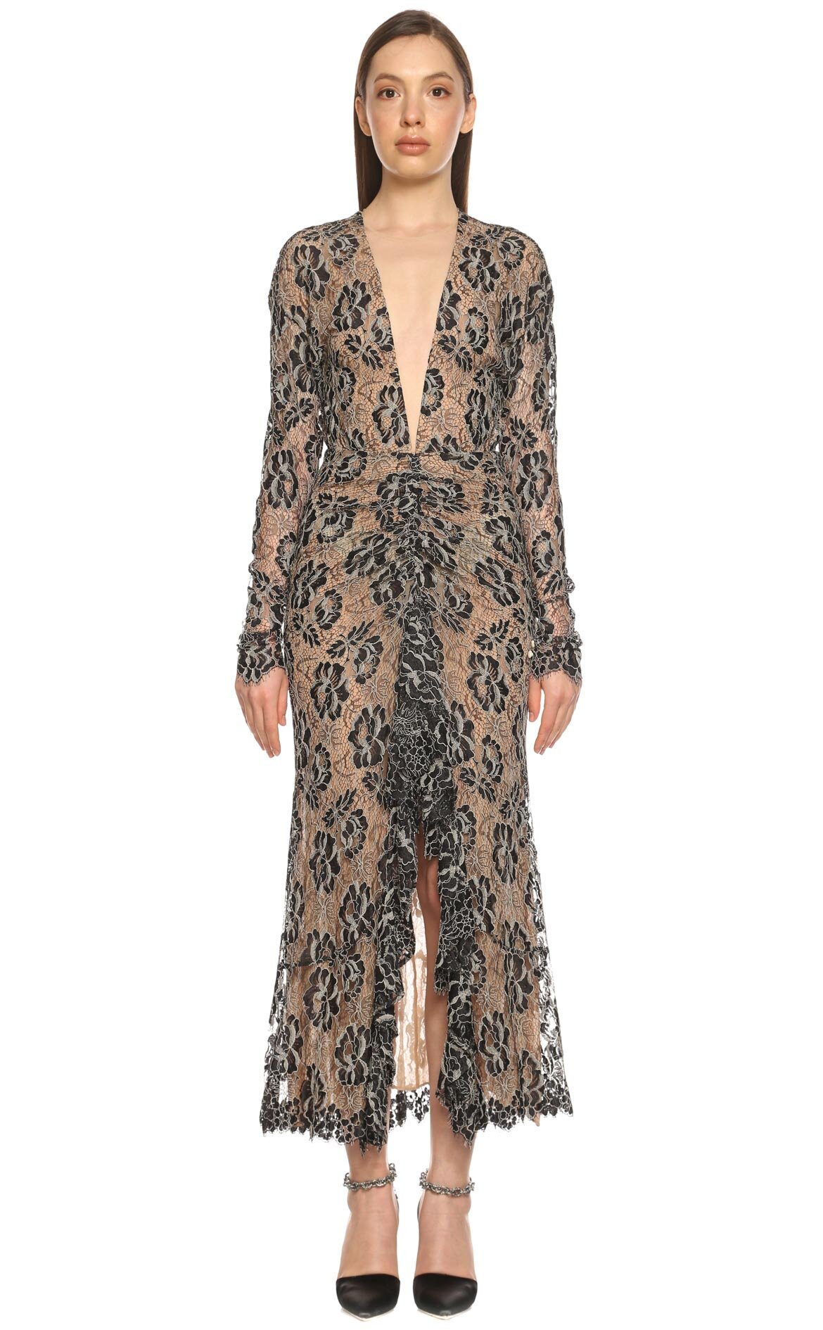 Alessandra Rich-Alessandra Rich Gece Elbisesi Alessandra Rich-Alessandra Rich Gece Elbisesi