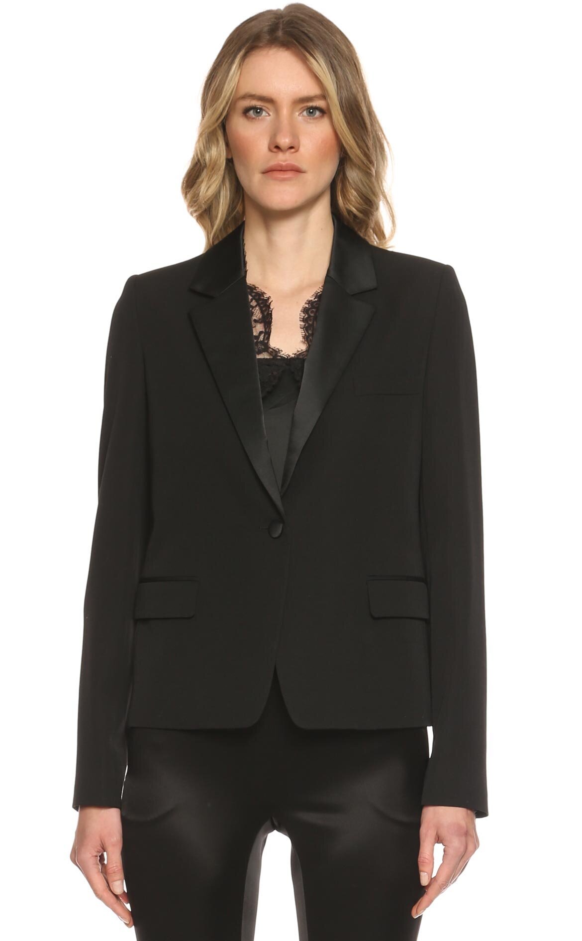 Victoria Beckham-Victoria Beckham Siyah Ceket Victoria Beckham-Victoria Beckham Siyah Ceket