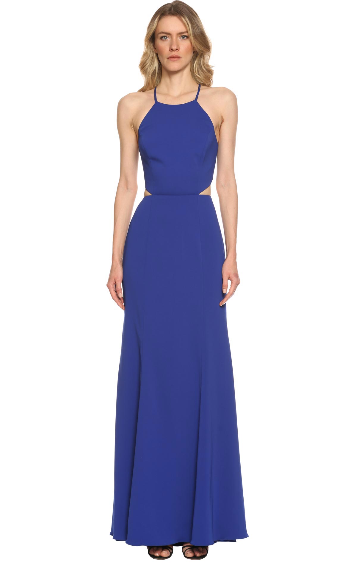 Marchesa Notte-Marchesa Notte Lacivert Gece Elbisesi