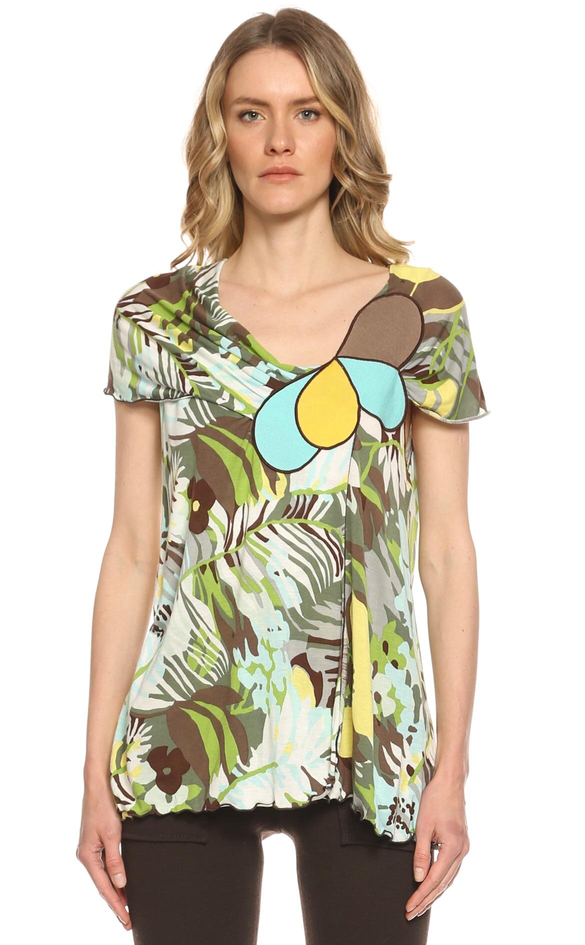 M.Missoni-M.Missoni Yeşil T-Shirt