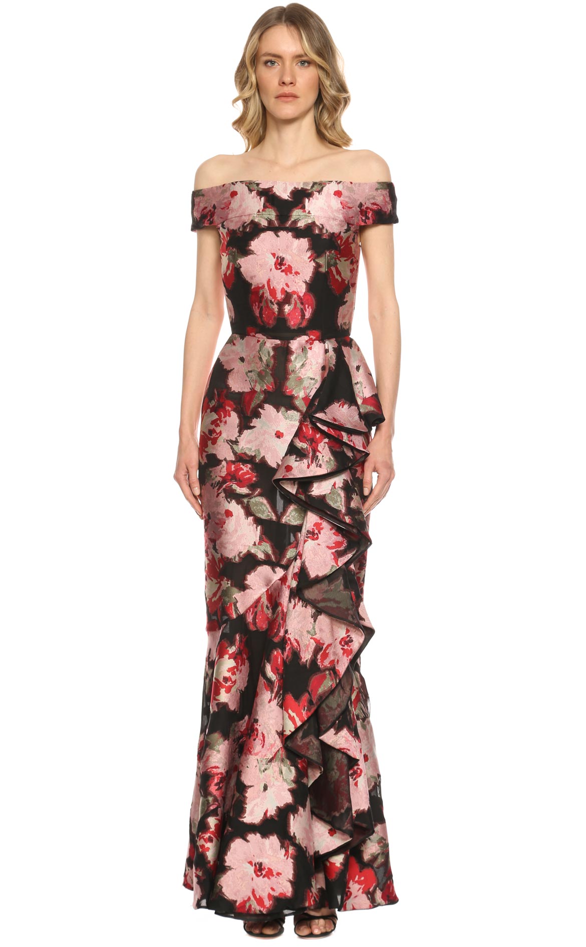 Alexander McQueen-Alexander McQueen Pembe Gece Elbisesi Alexander McQueen-Alexander McQueen Pembe Gece Elbisesi