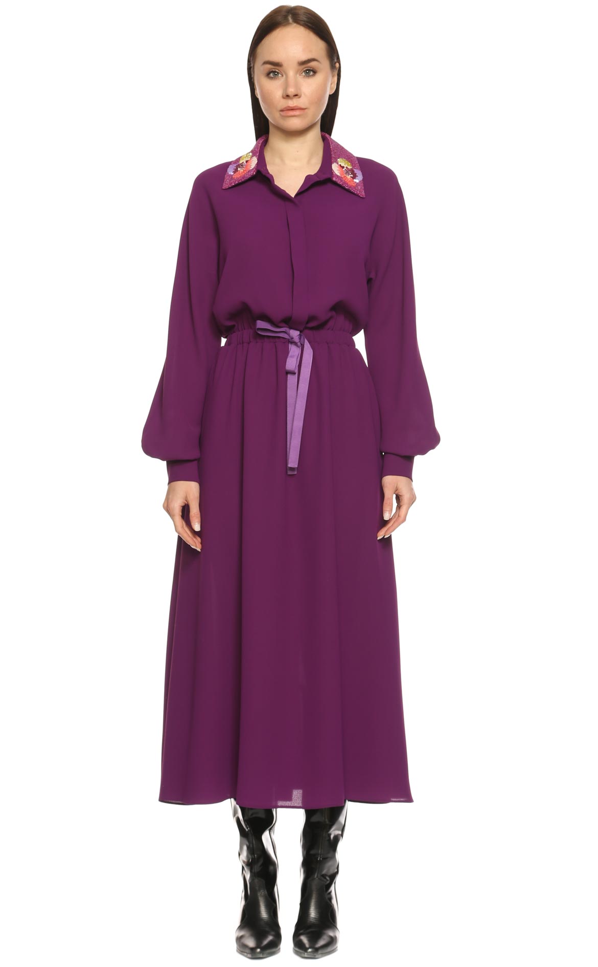 Erkan Demiroğlu-Gömlek Yaka Elbise Erkan Demiroğlu-Gömlek Yaka Elbise