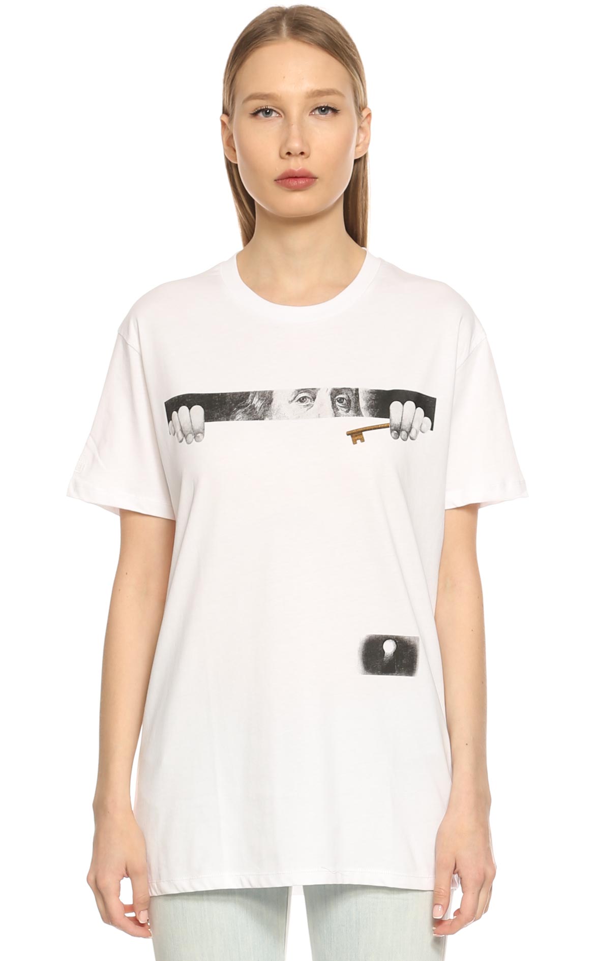 One Gogh-Benjamin Baskılı T-Shirt One Gogh-Benjamin Baskılı T-Shirt