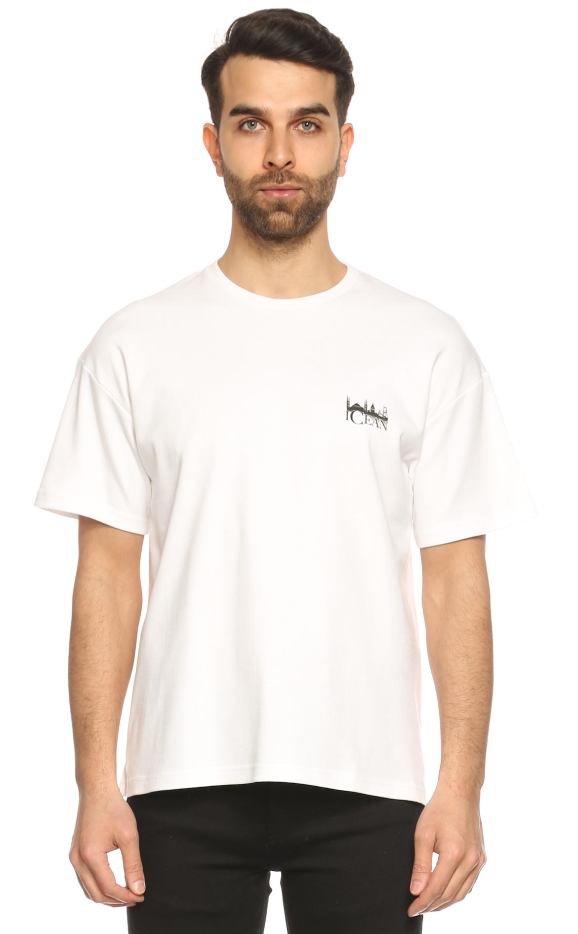 Icean-Necip Fazıl Desenli T-Shirt Icean-Necip Fazıl Desenli T-Shirt