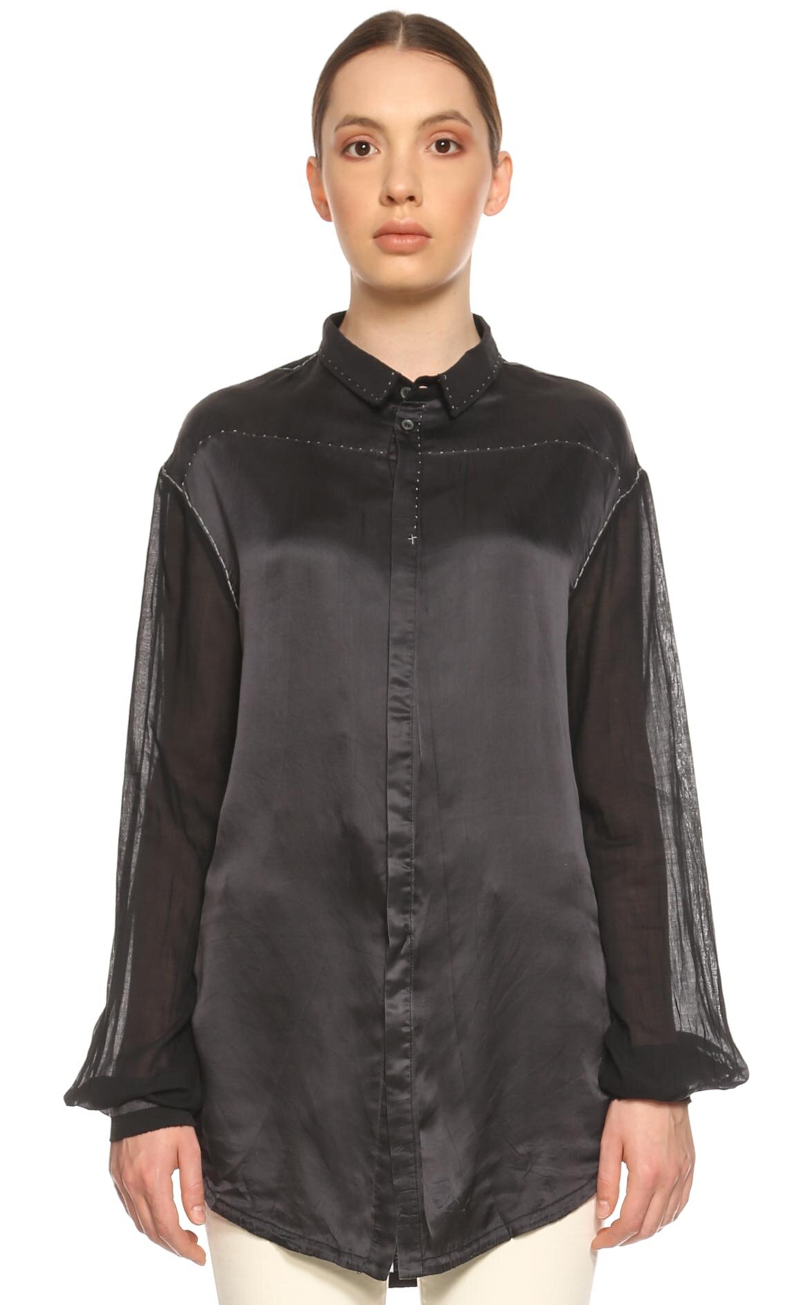 Ümit Ünal-Gömlek Yaka T-Shirt