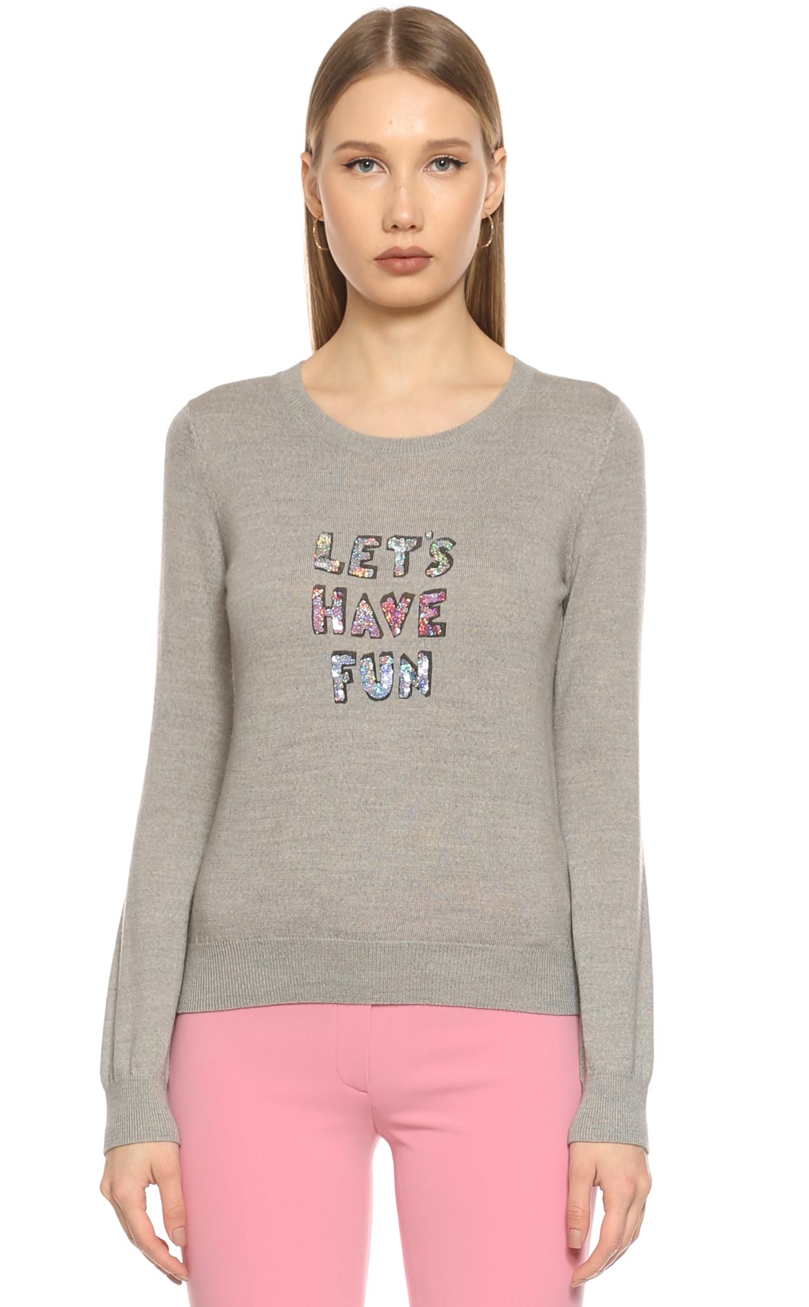 Markus Lupfer-Markus Lupfer Gri Triko