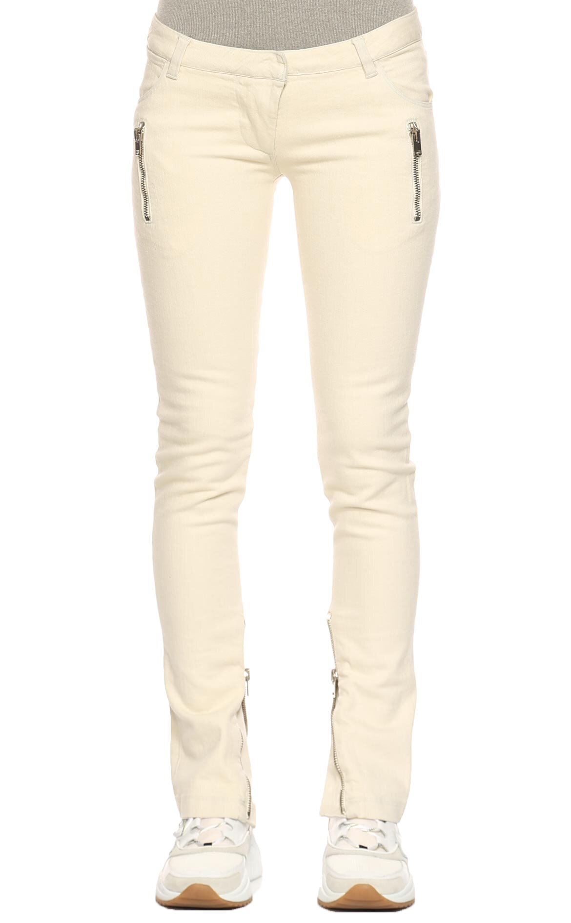 Iro-Iro Krem Rengi Jean Pantolon