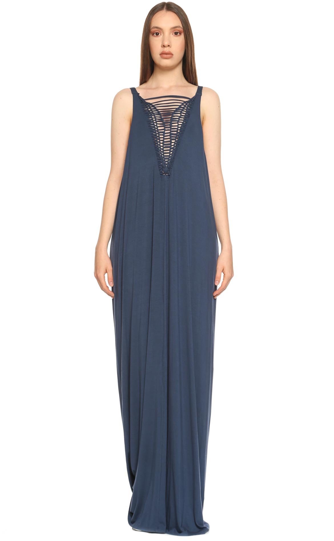 Catherine Malandrino-Catherina Malandrino Lacivert Elbise