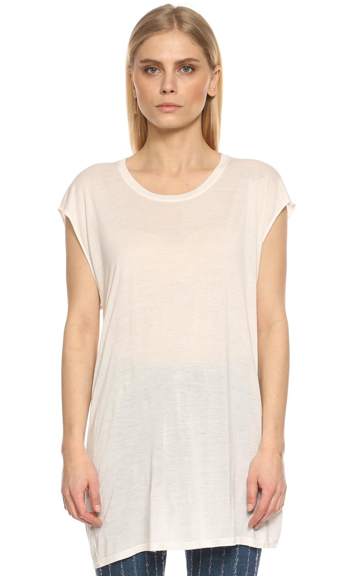 Enza Costa-Enza Costa Beyaz T-Shirt