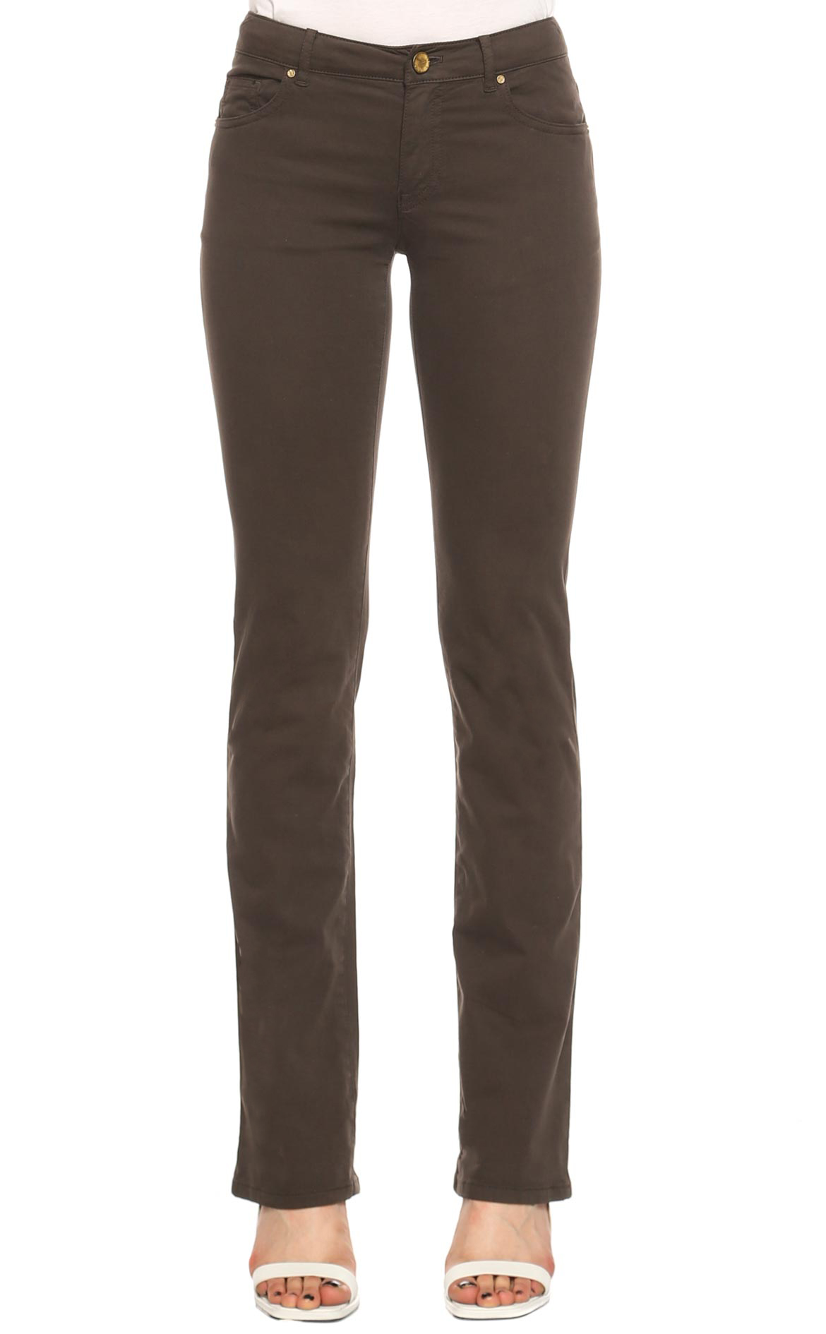 Elie Tahari-Elie Tahari Kahverengi Jean Pantolon