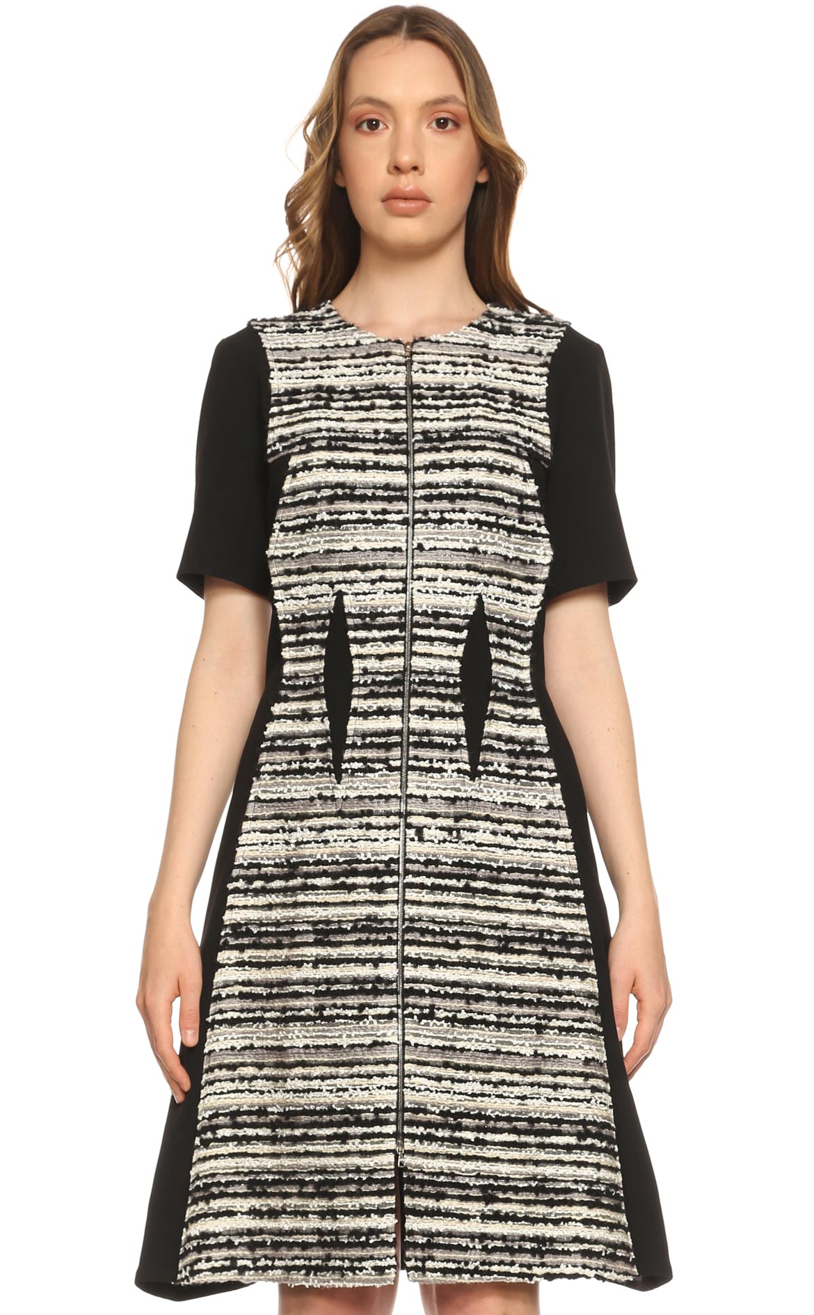 Prabal Gurung-Prabal Gurung Siyah/Beyaz Elbise Prabal Gurung-Prabal Gurung Siyah/Beyaz Elbise