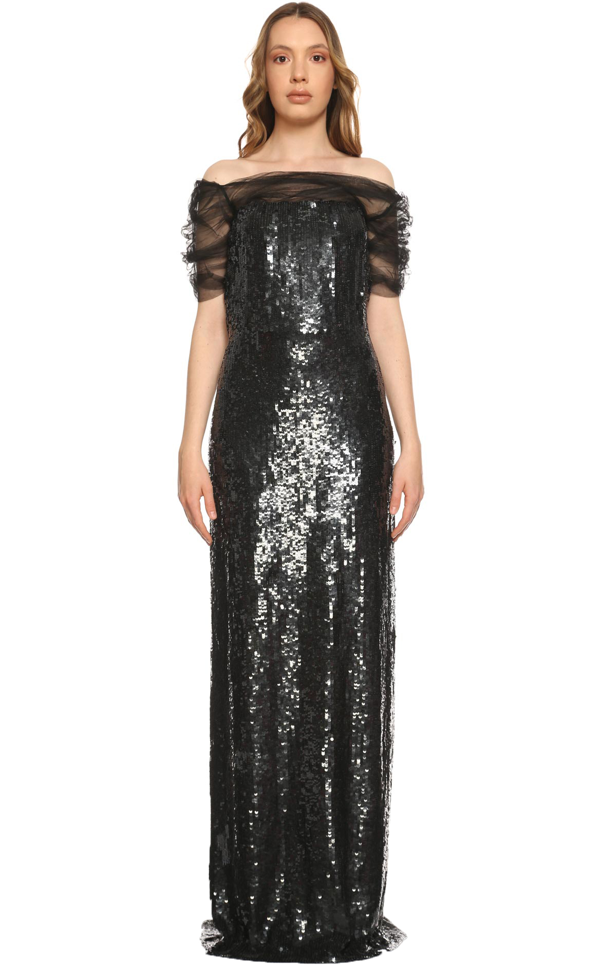 Reem Acra-Reem Acra Siyah Gece Elbisesi Reem Acra-Reem Acra Siyah Gece Elbisesi