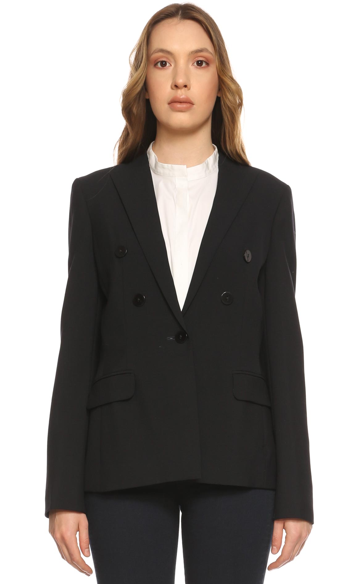 Jaeger-Jaeger Lacivert Blazer Ceket Jaeger-Jaeger Lacivert Blazer Ceket