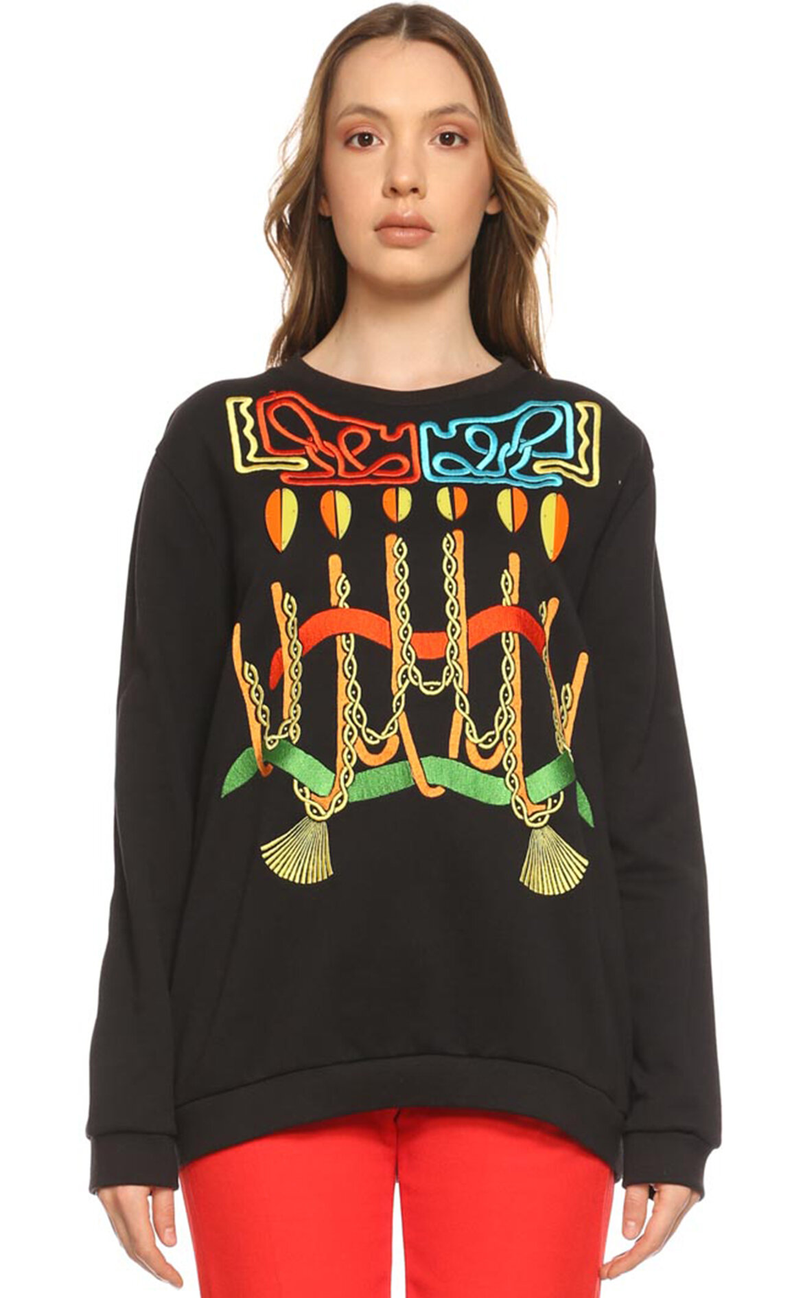 Peter Pilotto-Peter Pilotto Siyah Sweatshirt