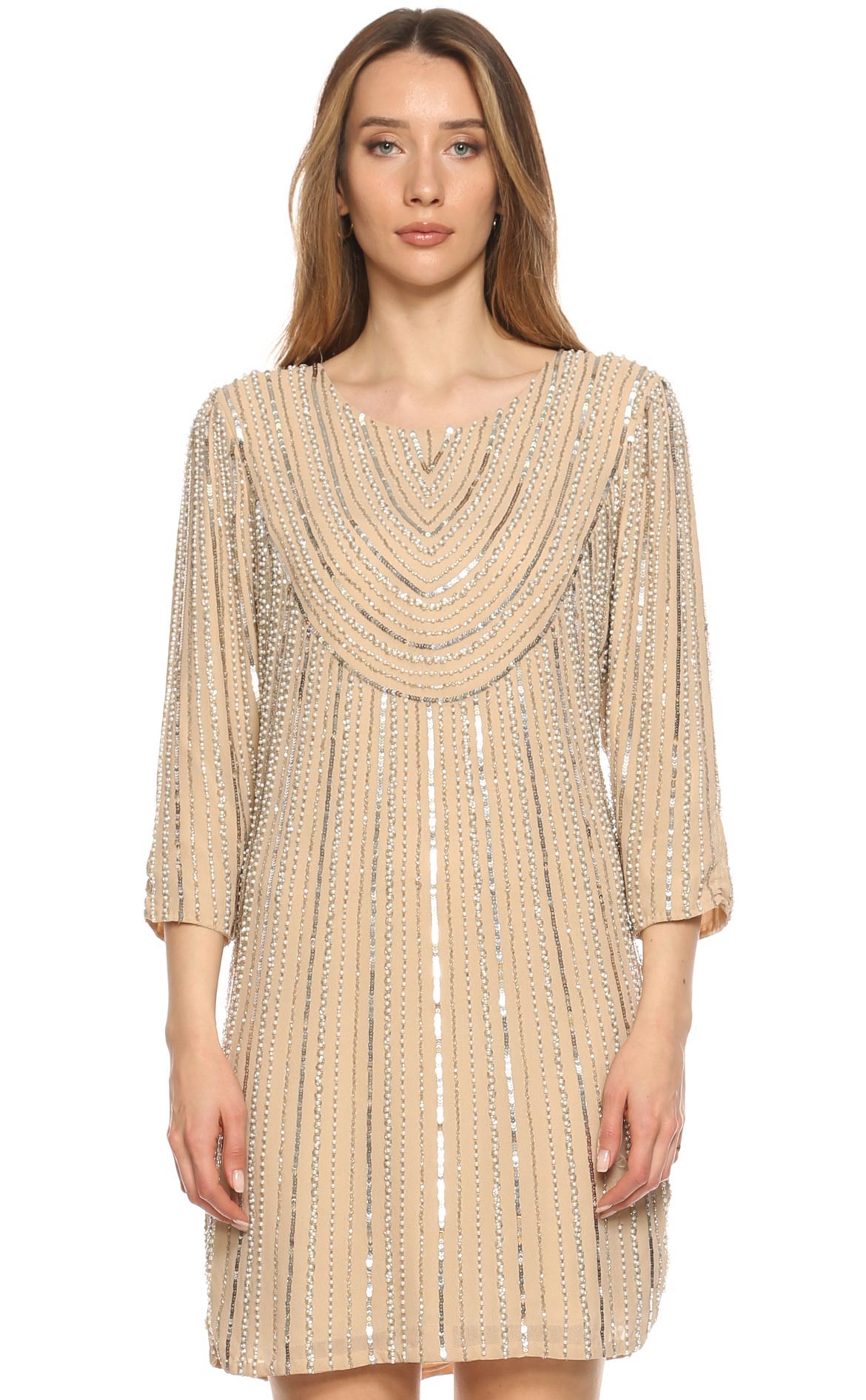 Parker-Parker Pudra Rengi Elbise Parker-Parker Pudra Rengi Elbise