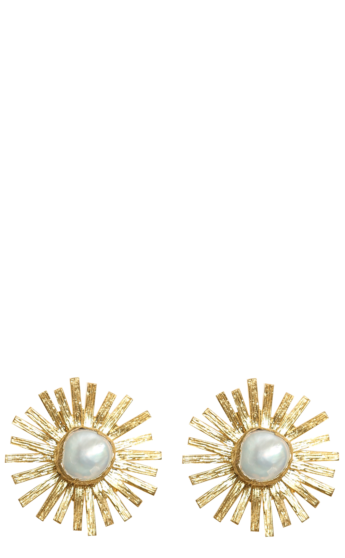 Lumiere By Sel-Lumiere By Sel Altın Rengi Küpe