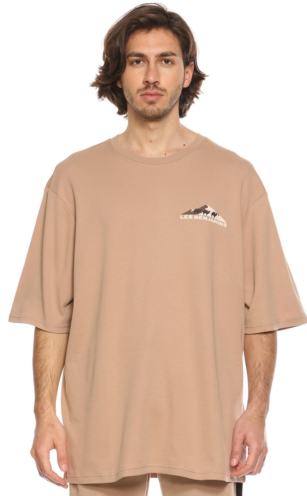 Les Benjamins-Les Benjamins Kahverengi T-Shirt