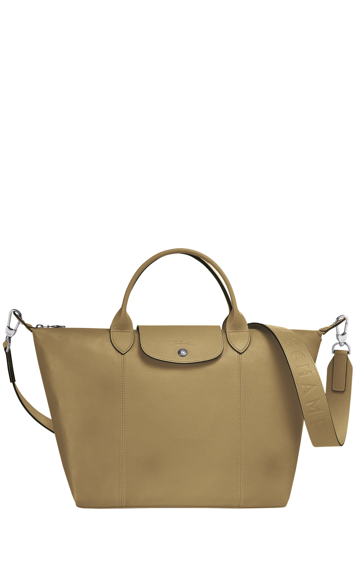 Longchamp-Le Pliage Cuir El Çantası M