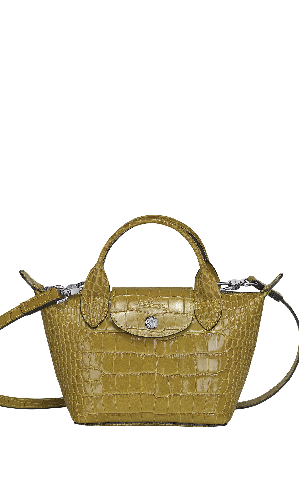 Longchamp-Le Pliage Cuir El Çantası XS