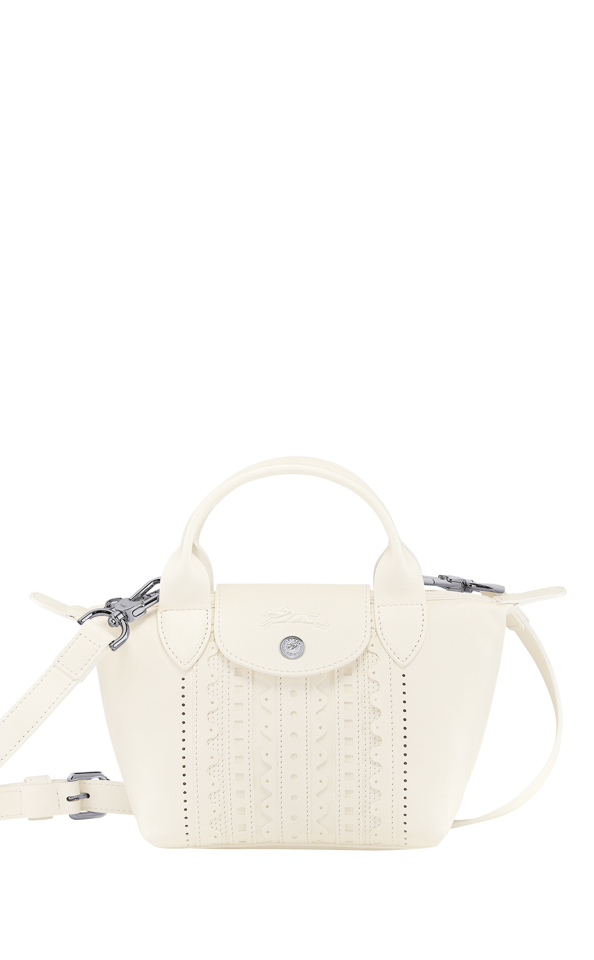 Longchamp-Longchamp Le Pliage Cuir El Çantası XS Longchamp-Longchamp Le Pliage Cuir El Çantası XS