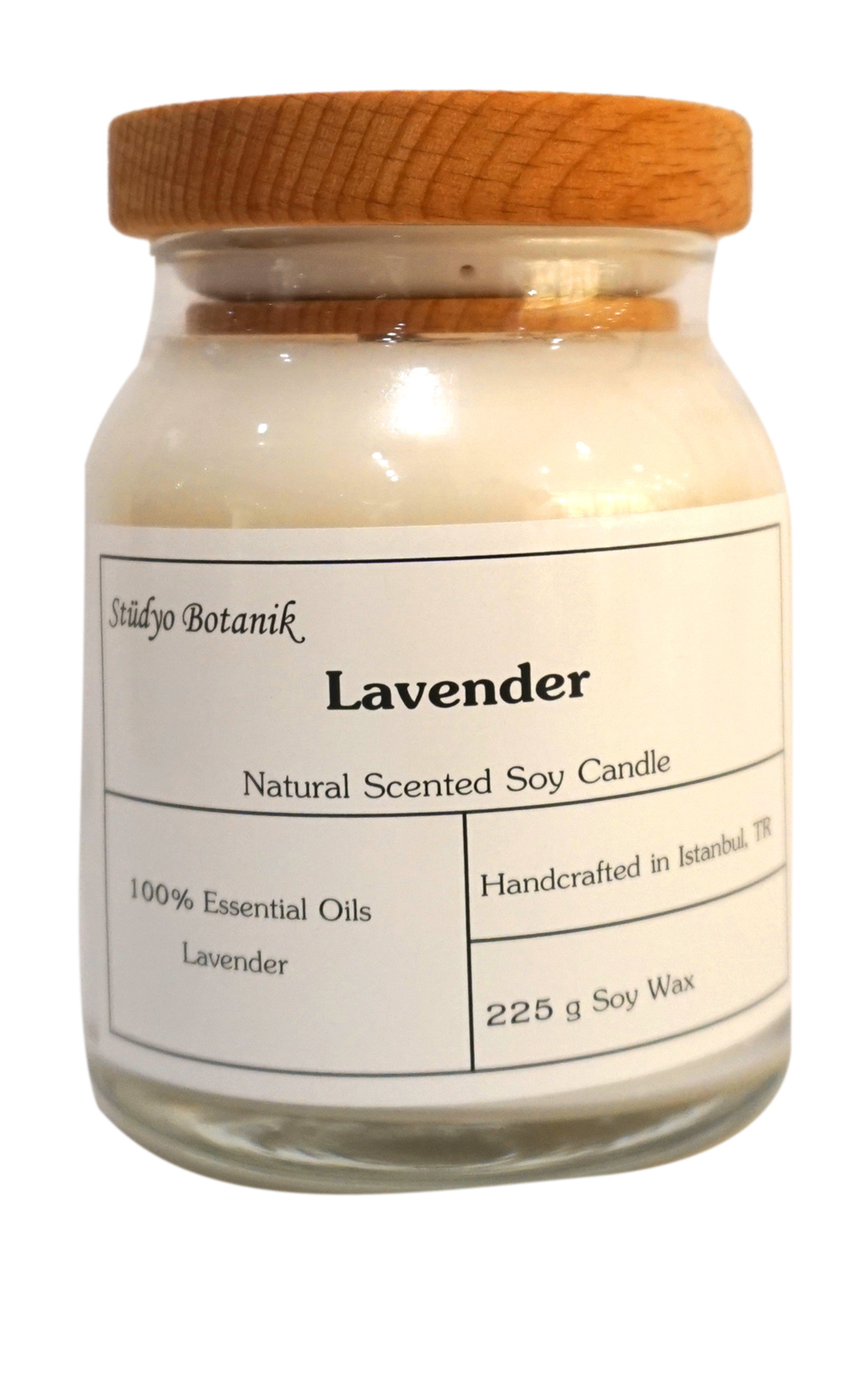 Studyo Botanik-Stüdyo Botanik Mum Cam - Lavender Studyo Botanik-Stüdyo Botanik Mum Cam - Lavender