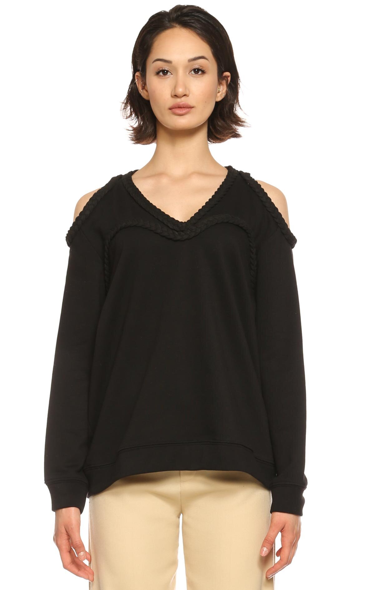 Lovemetoo-LoveMe Too Siyah Sweatshirt