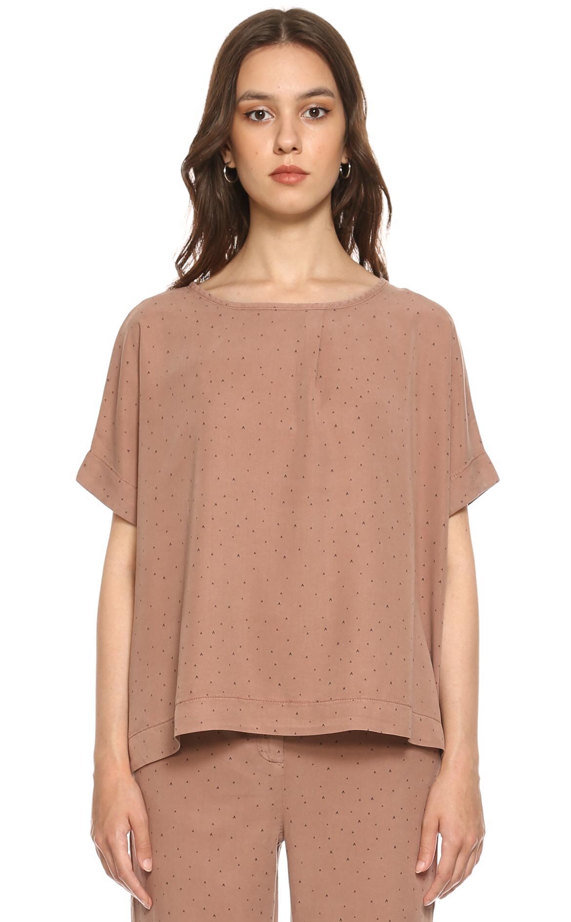 Barta Jeans-Barta Jeans Gül Kurusu Bluz