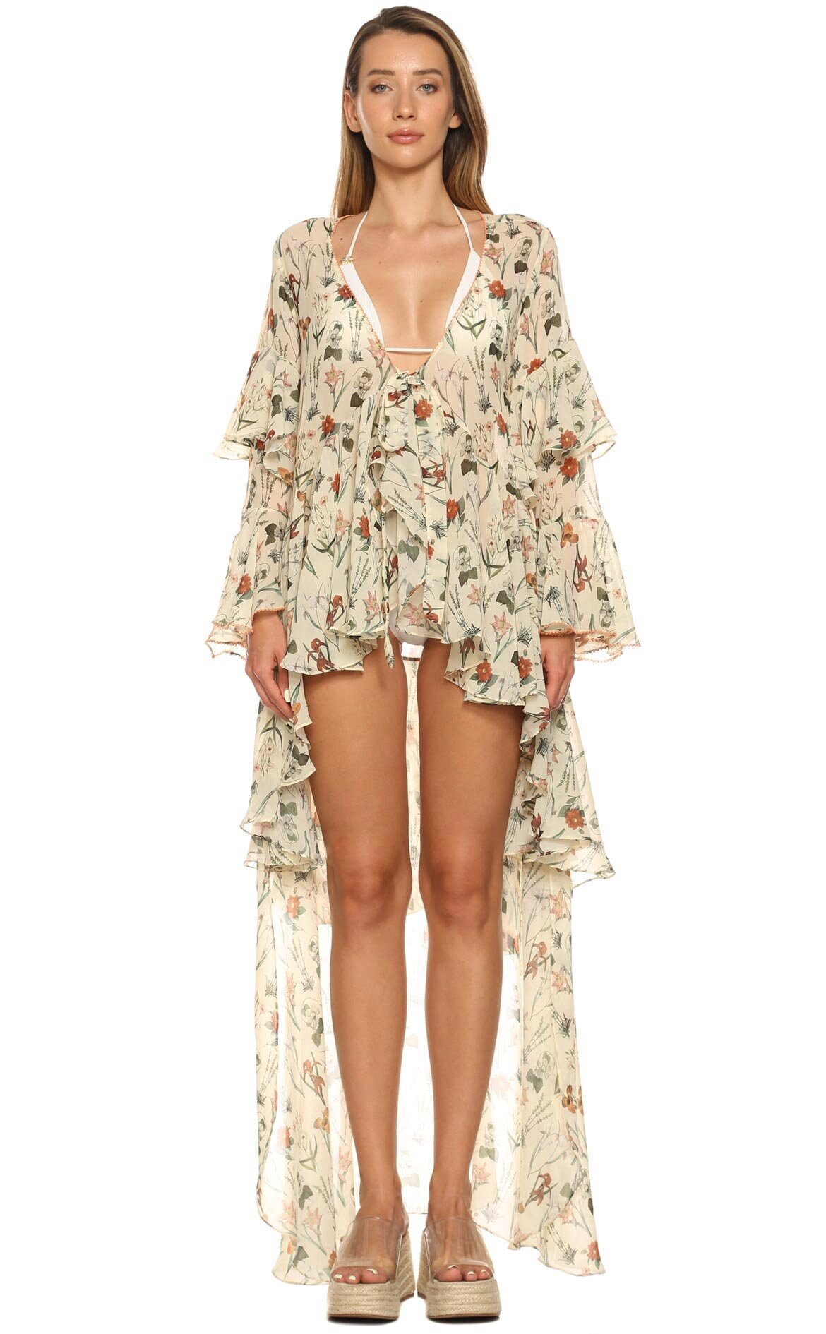 Makastia-Makasti Bej Kaftan