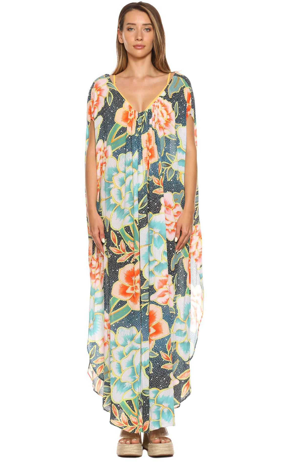 Mara Hoffman-Mara Hoffman Çok Renkli Kaftan Mara Hoffman-Mara Hoffman Çok Renkli Kaftan