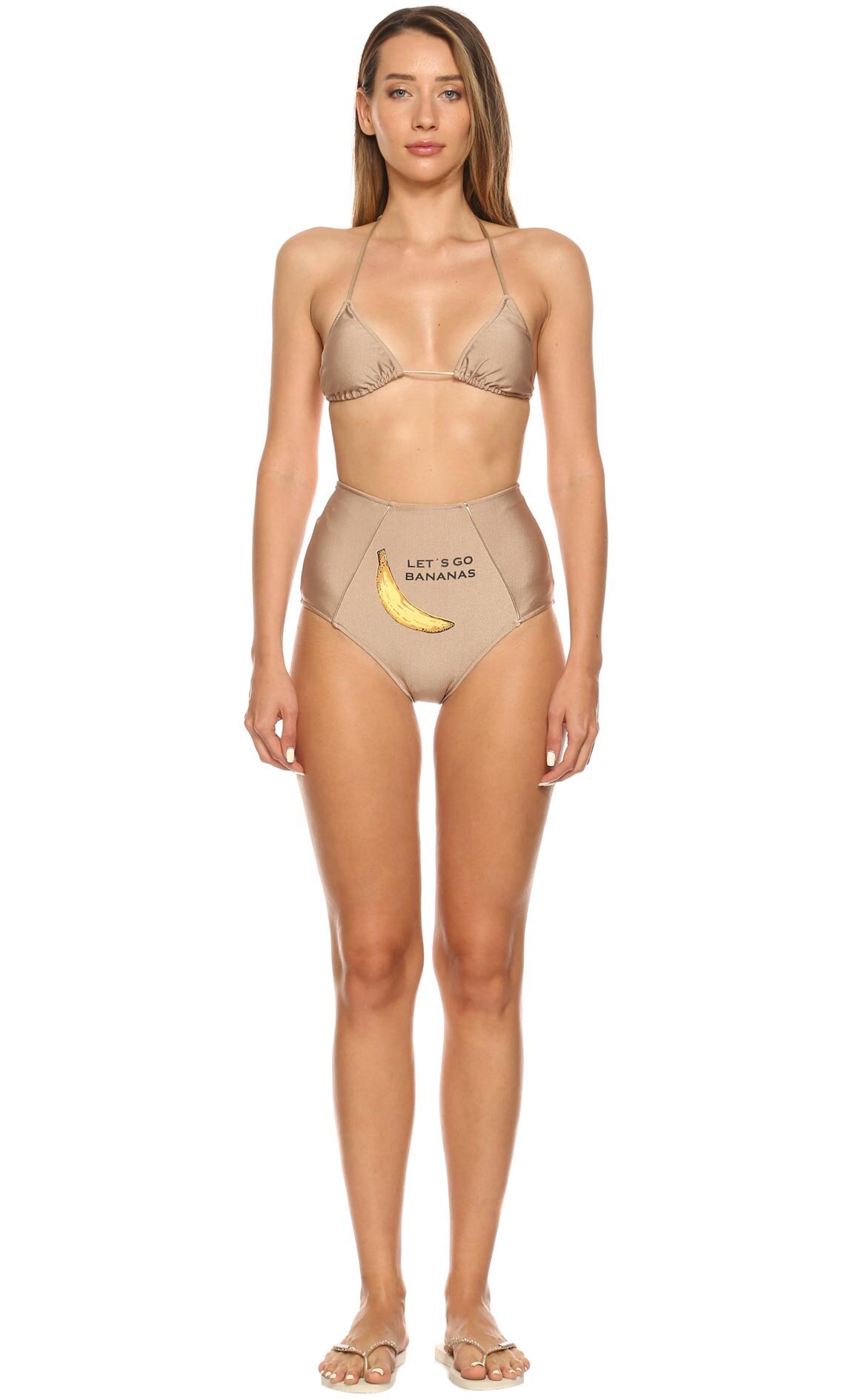 Adriana Degreas-Adriana Degreas Bej Bikini Seti Adriana Degreas-Adriana Degreas Bej Bikini Seti