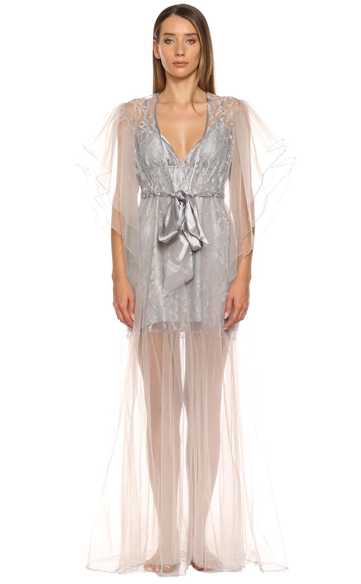 Xintima-Xintima Gri Elbise Xintima-Xintima Gri Elbise